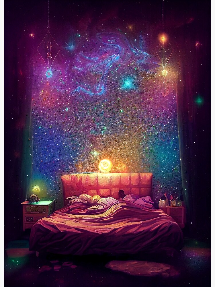 "Cosmic bedroom" Poster for Sale by Verbamystica | Redbubble