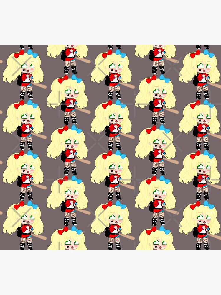 "Gacha club Girl in ponquet style with shorts and baseball bat. Chibi ...