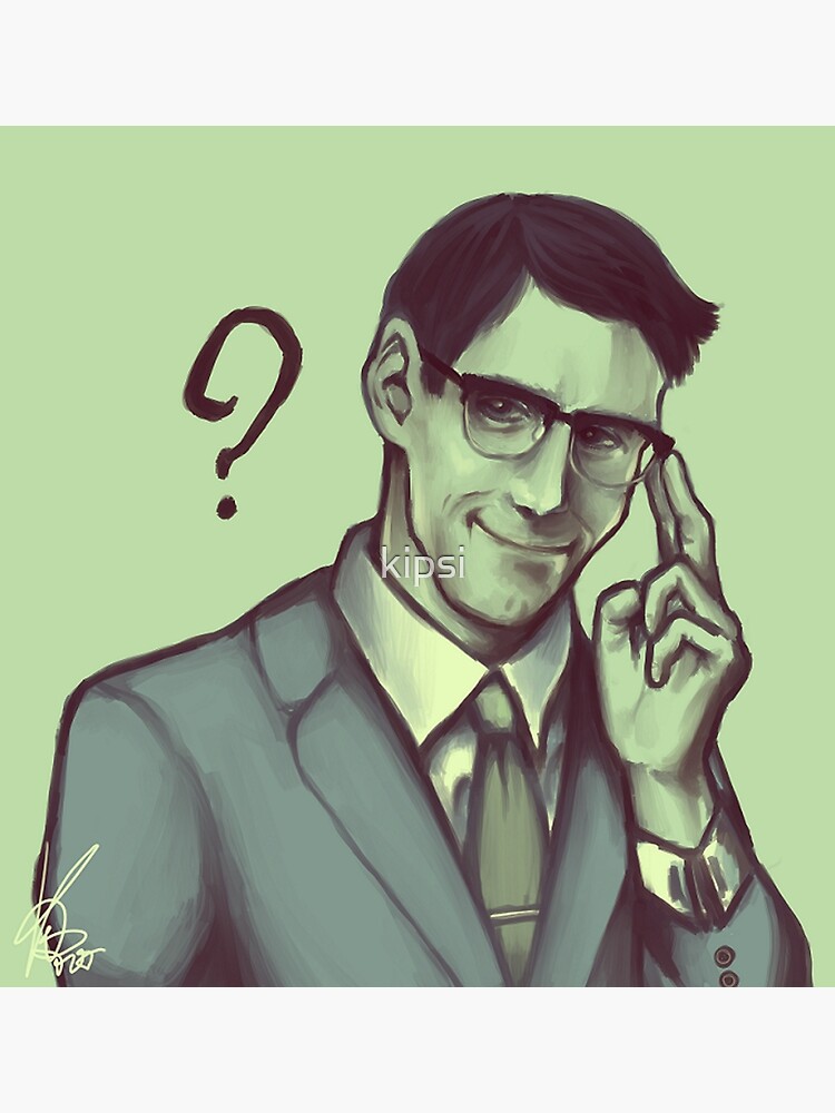 "Edward Nygma" Art Print by kipsi | Redbubble