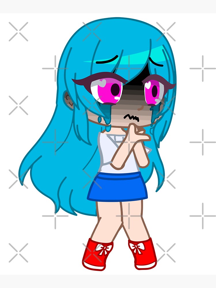 "Sad girl Gacha club. Anime gacha chibi girl with bullying - Gacha Club ...