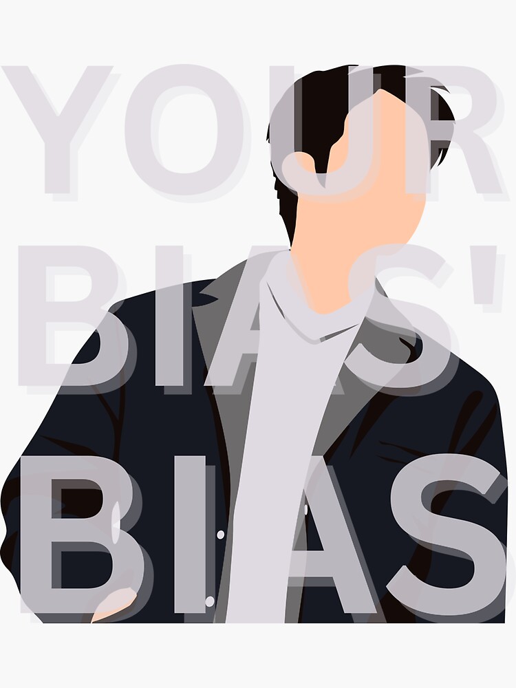 "Kim Seokjin: The bias' bias" Sticker for Sale by pinkmicrophone ...