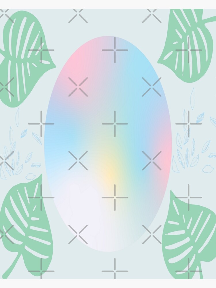 "Manifest Gradient - Mint Blue Gradient" Poster for Sale by ...