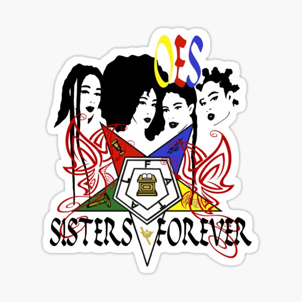 " OES Order Of The Eastern Star Logo Sisterhood Sistar" Sticker for ...