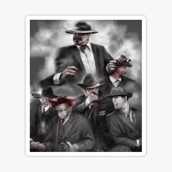 "Mafia" Sticker for Sale by ZvezdanArt | Redbubble