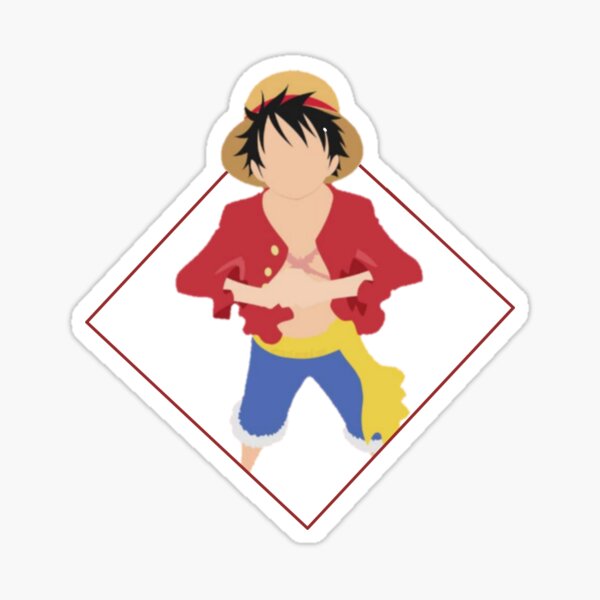 "Monkey D. Luffy / One Piece" Sticker for Sale by ANIMESPARADISE ...