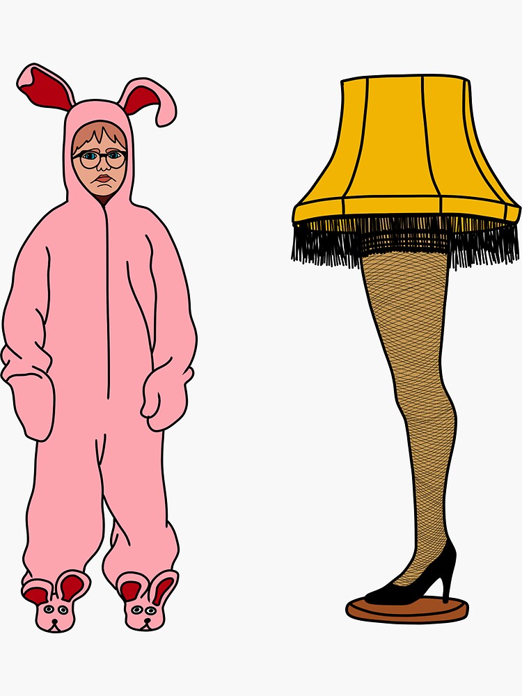 "A Christmas Story Sticker Pack" Sticker for Sale by CheesyPoodle ...