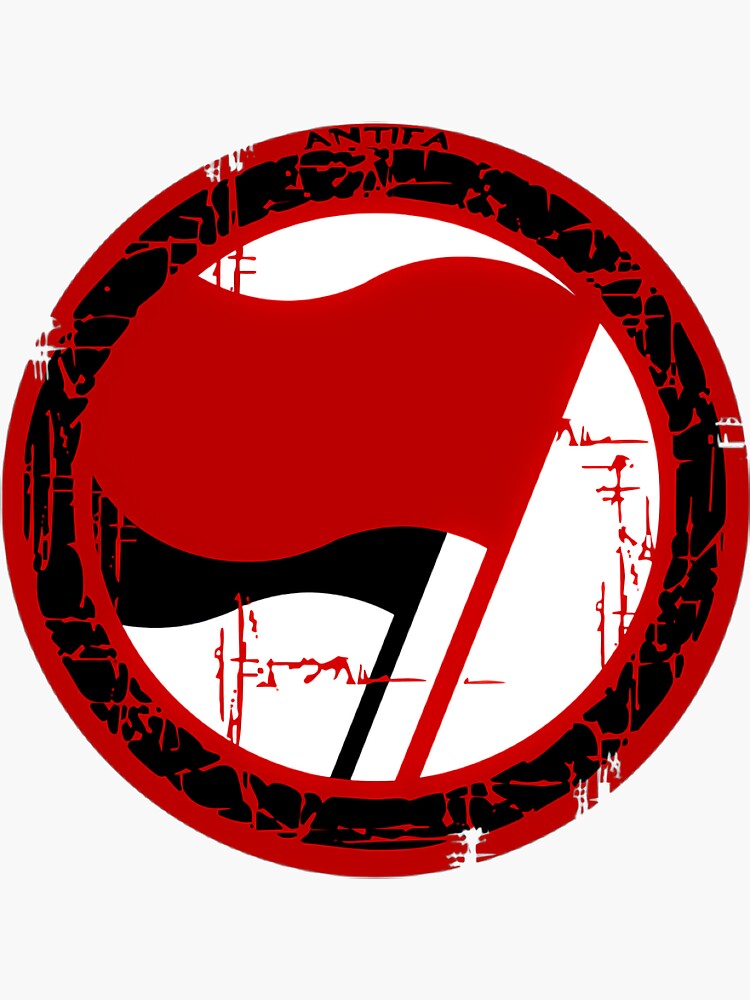 "Antifa " Sticker for Sale by CANDICWOLVER | Redbubble