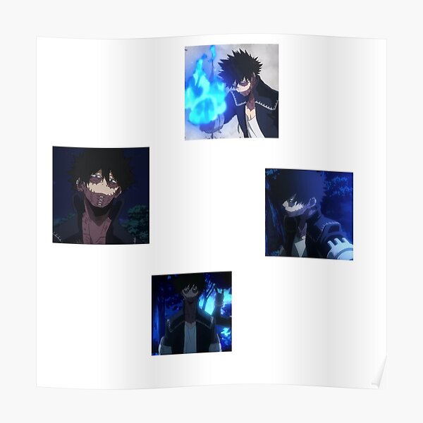 "Anime Dabi Kawaii Sticker Set! Pack" Poster for Sale by Clonya | Redbubble