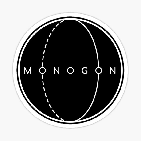 "Monogon Sticker (Inverted)" Sticker for Sale by TankFullOfOofs | Redbubble