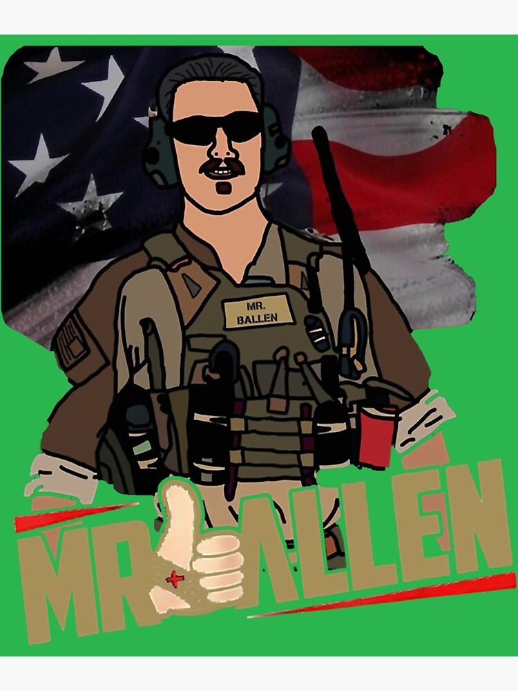 "Mr Ballen " Poster for Sale by Sienna-King | Redbubble