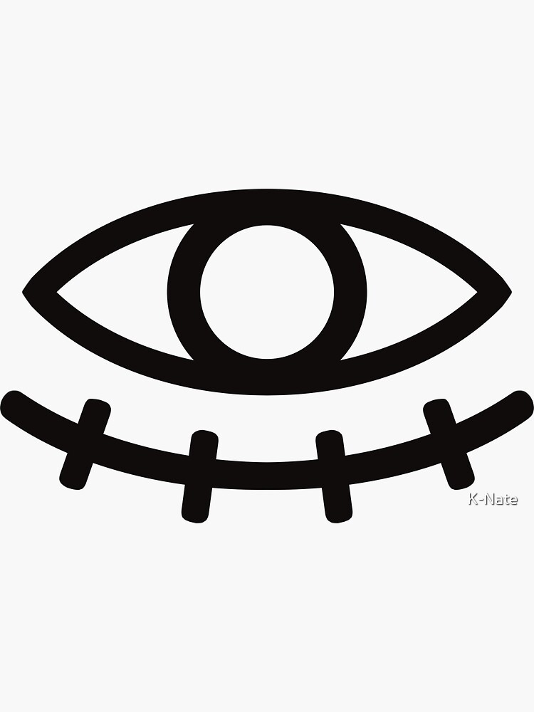 "Mieruko-chan - Eye symbol" Sticker for Sale by K-Nate | Redbubble