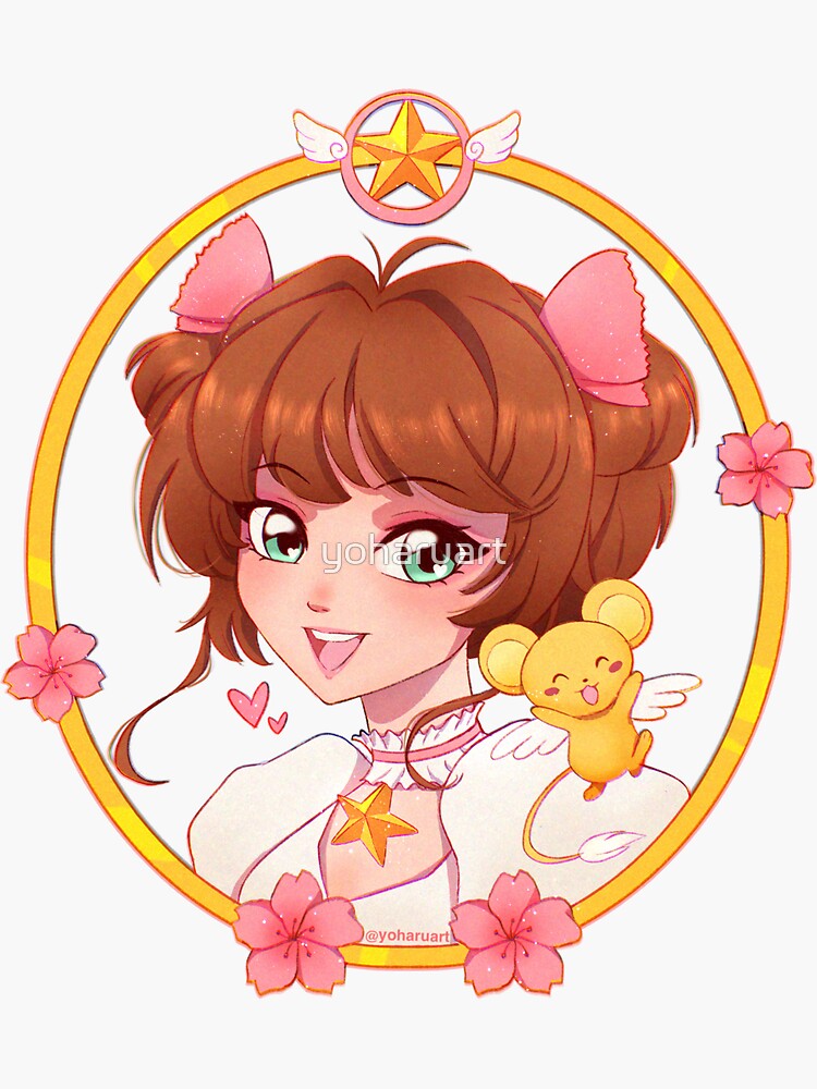 "Card Captor Sakura" Sticker for Sale by yoharuart | Redbubble