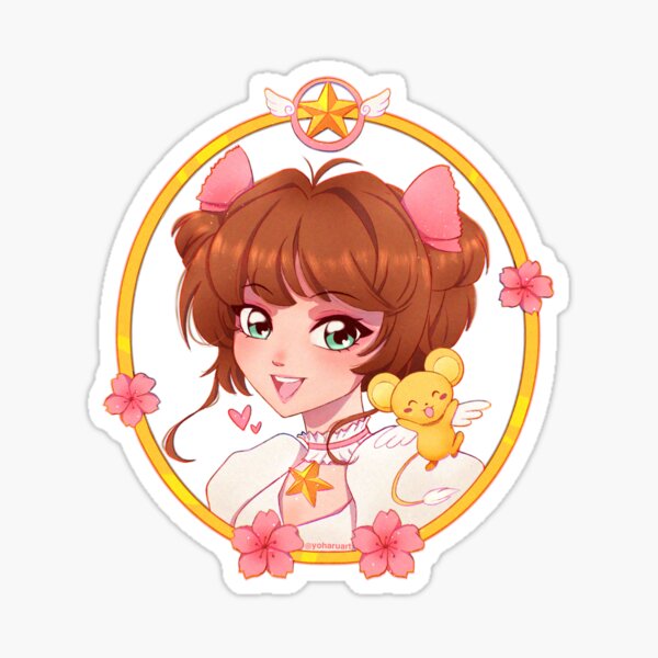 "Card Captor Sakura" Sticker for Sale by yoharuart | Redbubble