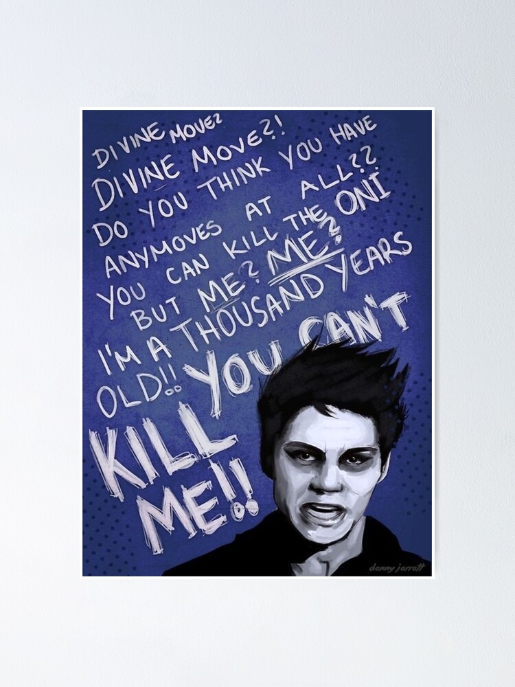 "Copie de Dark Void Nogitsune Teen Wolf" Poster by ElFamozo | Redbubble