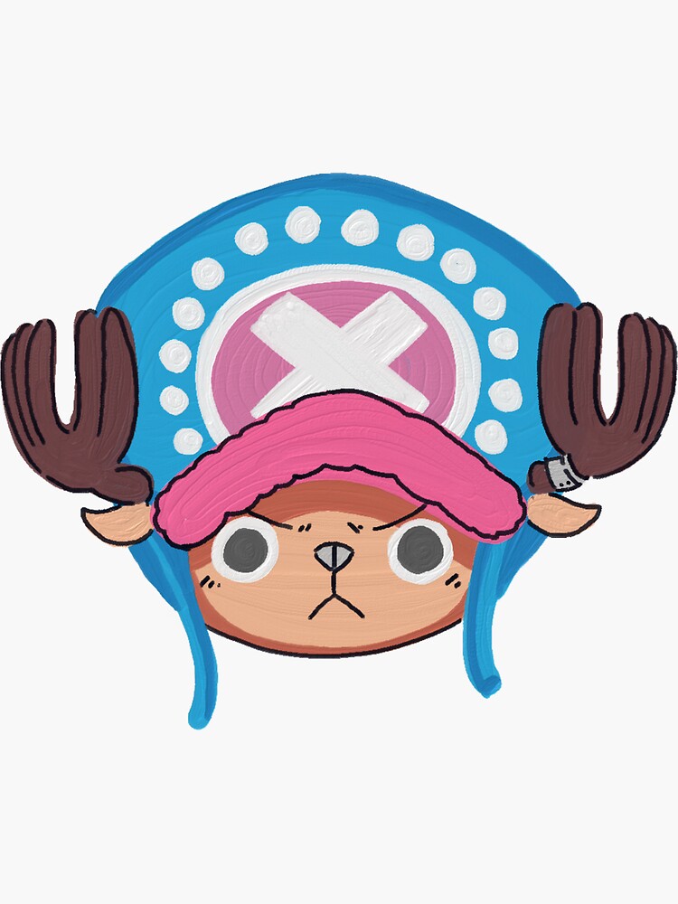 "Sticker Tony Tony Chopper - Oil Painting" Sticker for Sale by ...