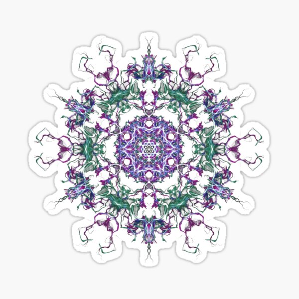 "Mandala Mermaid White background" Sticker for Sale by Cata-Shop ...