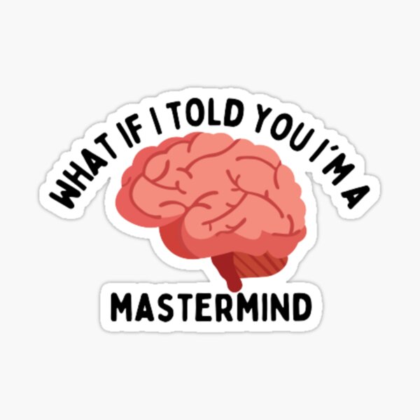 "what if i told you i'm a mastermind - Taylor Swift" Sticker for Sale ...