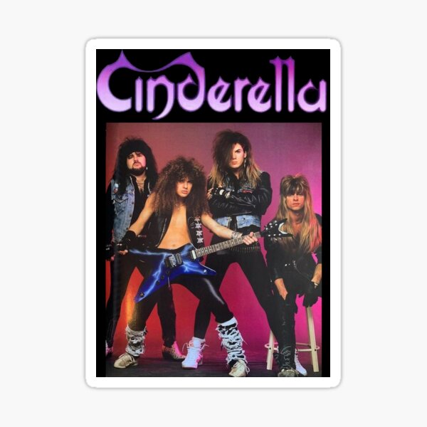 "cinderella band new best logo" Sticker for Sale by Phin0908 | Redbubble