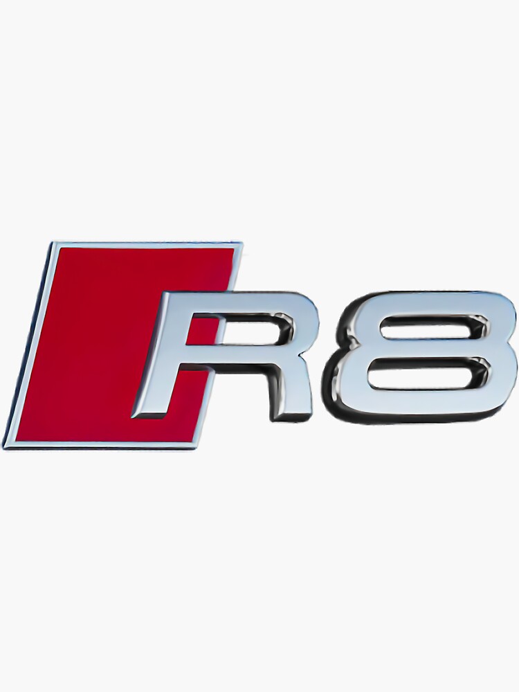 "Audi R8 " Sticker for Sale by TomJacksons | Redbubble