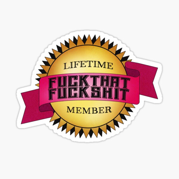 "Lifetime Member" Sticker for Sale by DoneRed | Redbubble