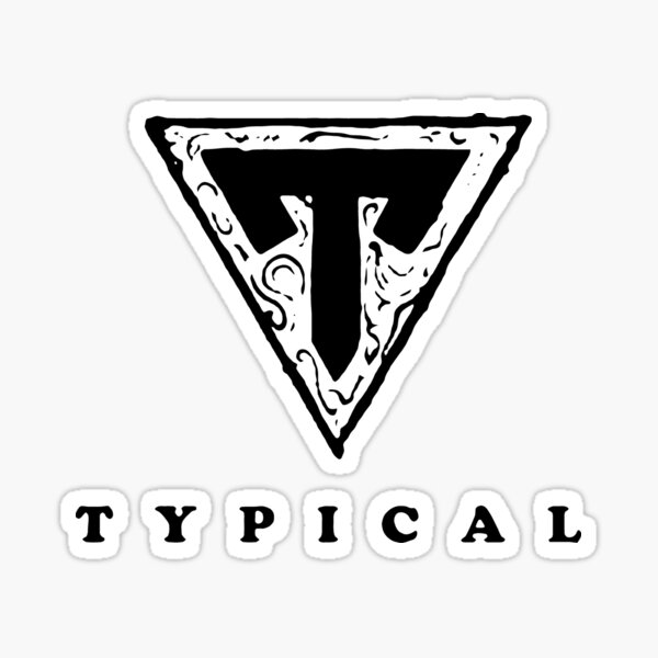 "Typical Gamer " Sticker for Sale by Teektok | Redbubble
