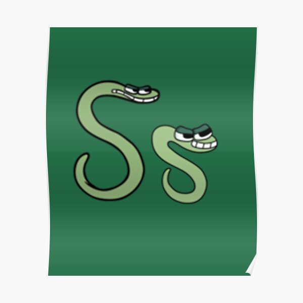 "Alphabet Lore letter S" Poster for Sale by U-name | Redbubble