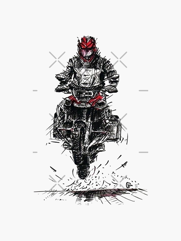 "R1200GS R1250GS GS Adventure rider motorrad" Sticker for Sale by ...