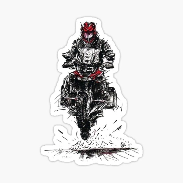 "R1200GS R1250GS GS Adventure rider motorrad" Sticker for Sale by ...