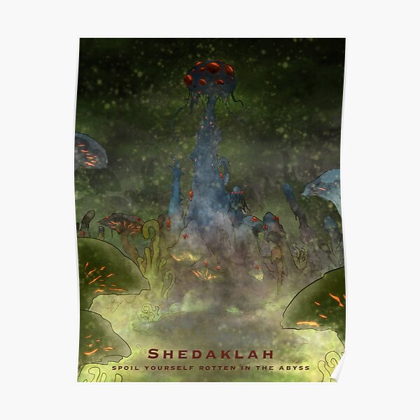 "Shedaklah Travel Poster" Poster for Sale by RWDPodcast | Redbubble