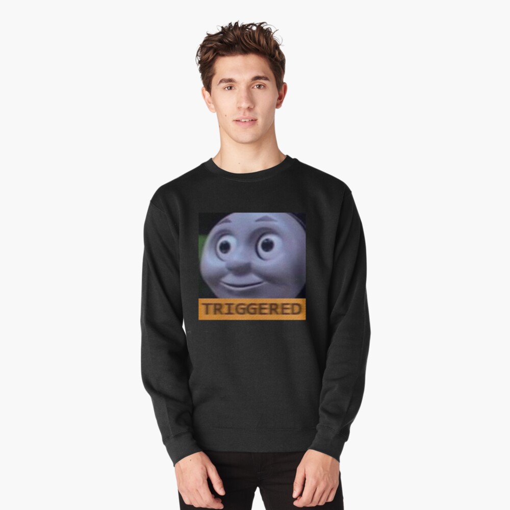 "Triggered Thomas The Train meme" Sticker for Sale by CryingCuzBroke ...