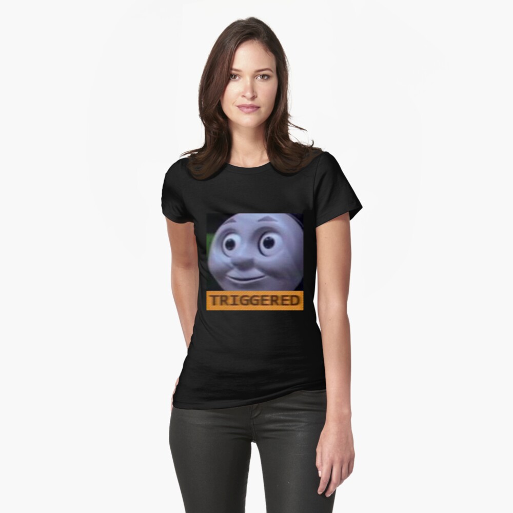 "Triggered Thomas The Train meme" Sticker for Sale by CryingCuzBroke ...