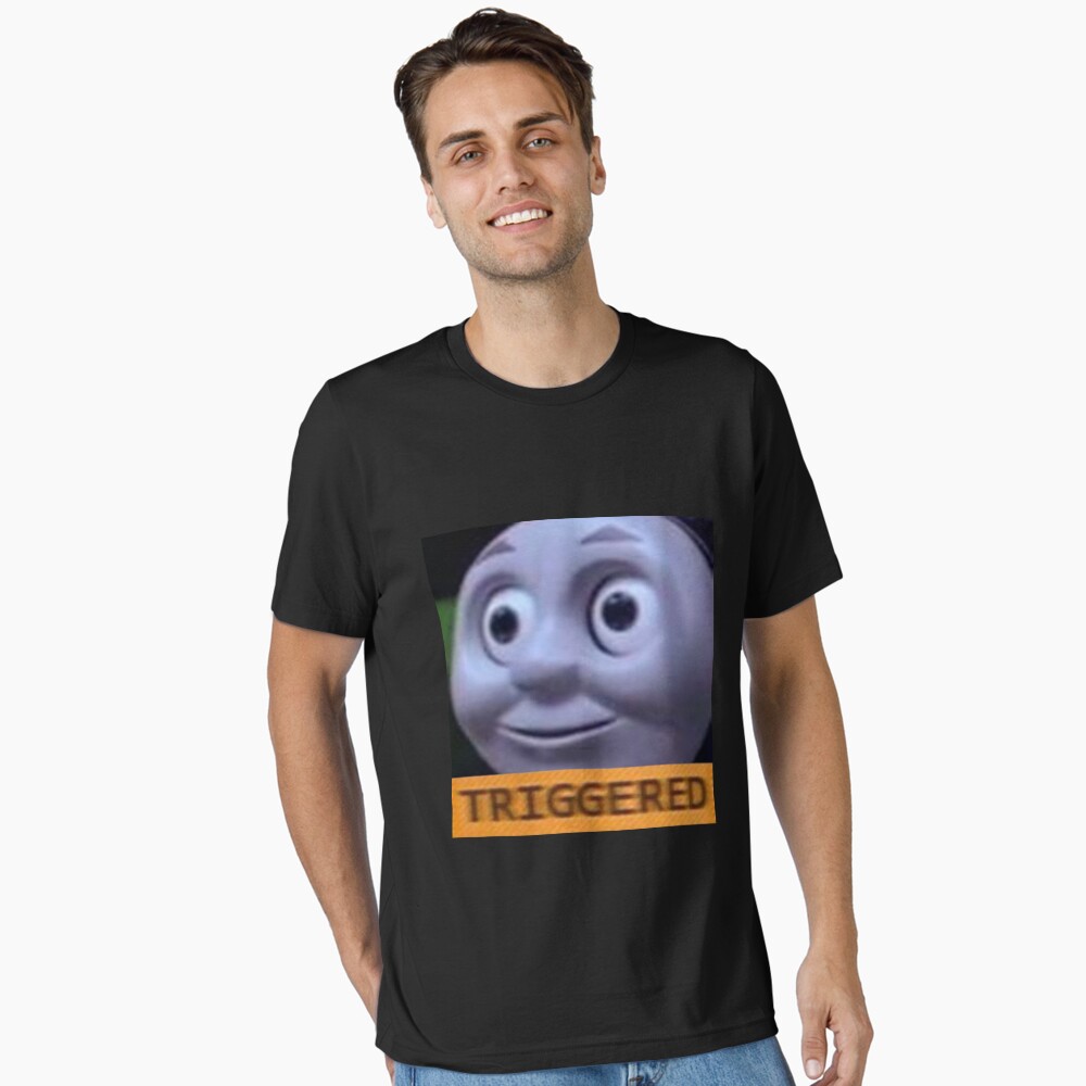 "Triggered Thomas The Train meme" Sticker for Sale by CryingCuzBroke ...