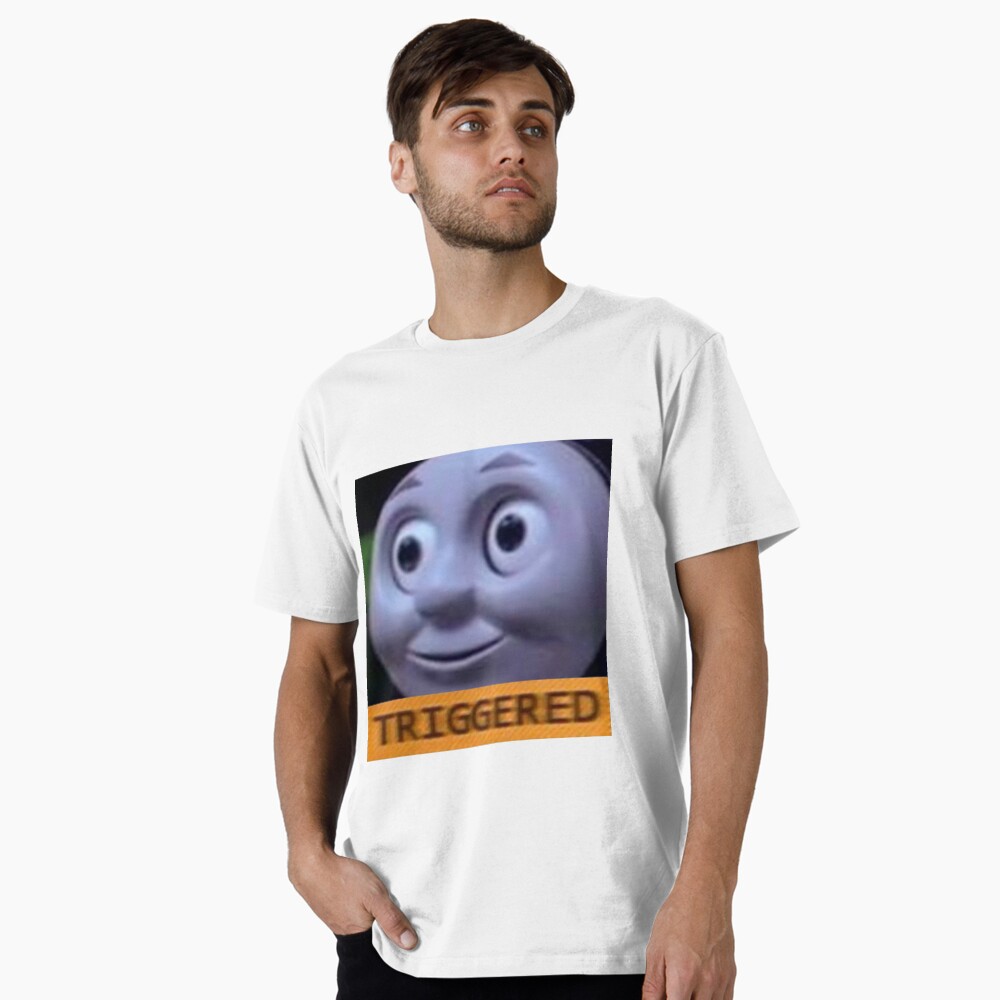 "Triggered Thomas The Train meme" Sticker for Sale by CryingCuzBroke ...