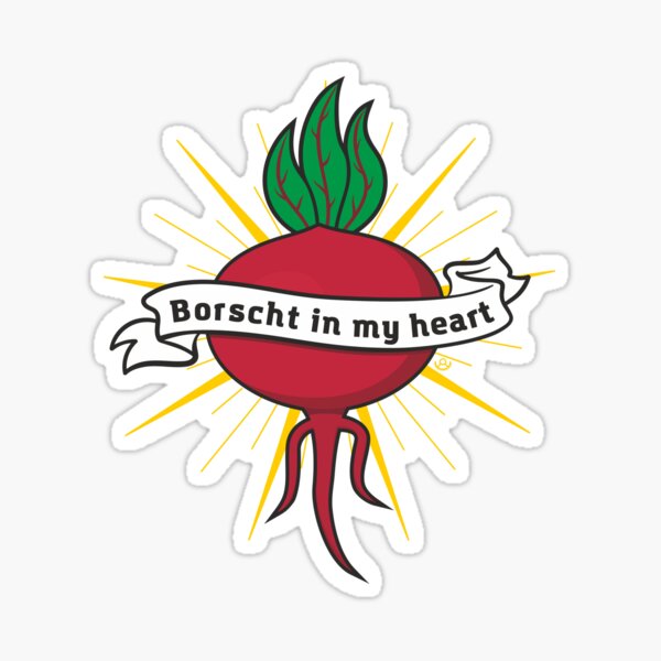 "Borscht, Ukrainian soup" Sticker for Sale by dargo1988 | Redbubble