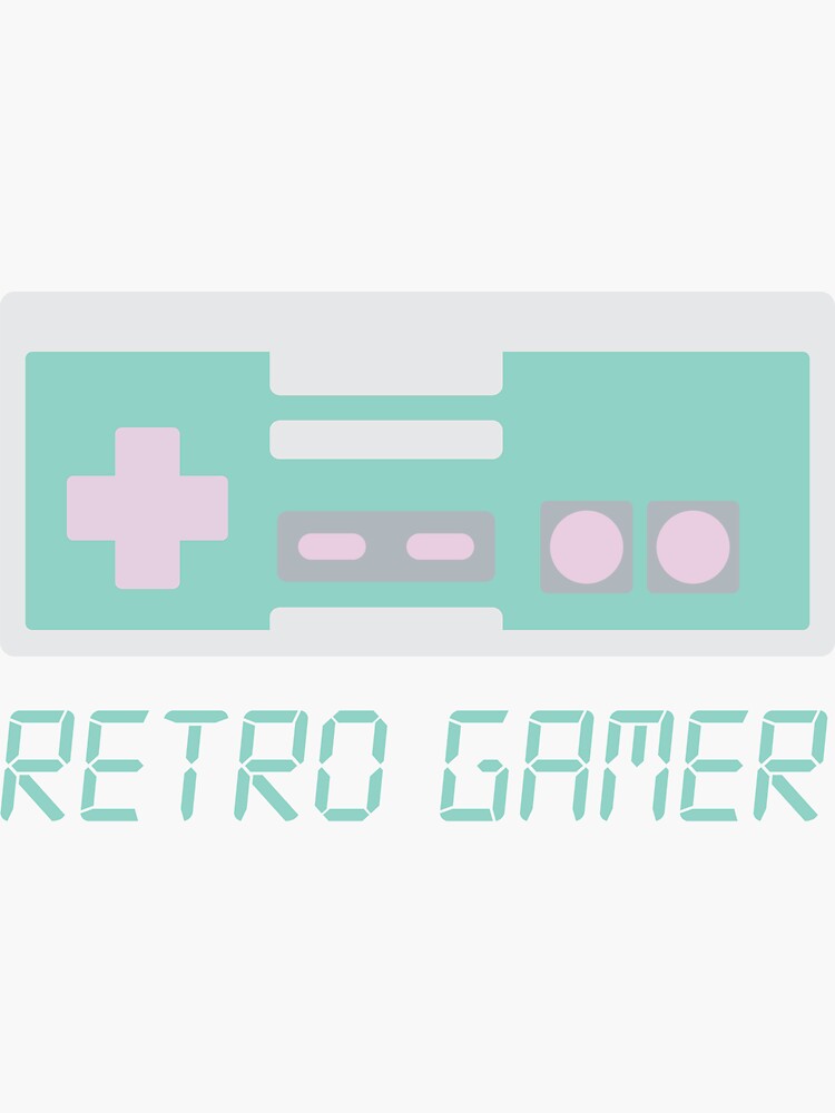"Retro Gamer - Pastel Teal Video Game Controller for the Retro Gamer ...