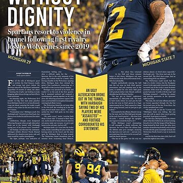 "Michigan Daily Michigan vs. MSU Football Sports Monday Cover" Poster ...