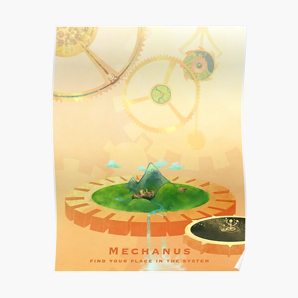 "Mechanus Travel Poster" Poster for Sale by RWDPodcast | Redbubble