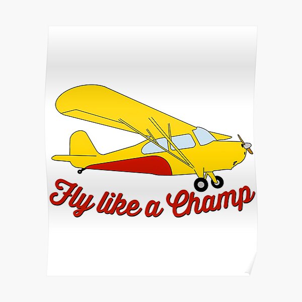 "Aeronca Champ Illustration " Poster for Sale by JimWhites | Redbubble