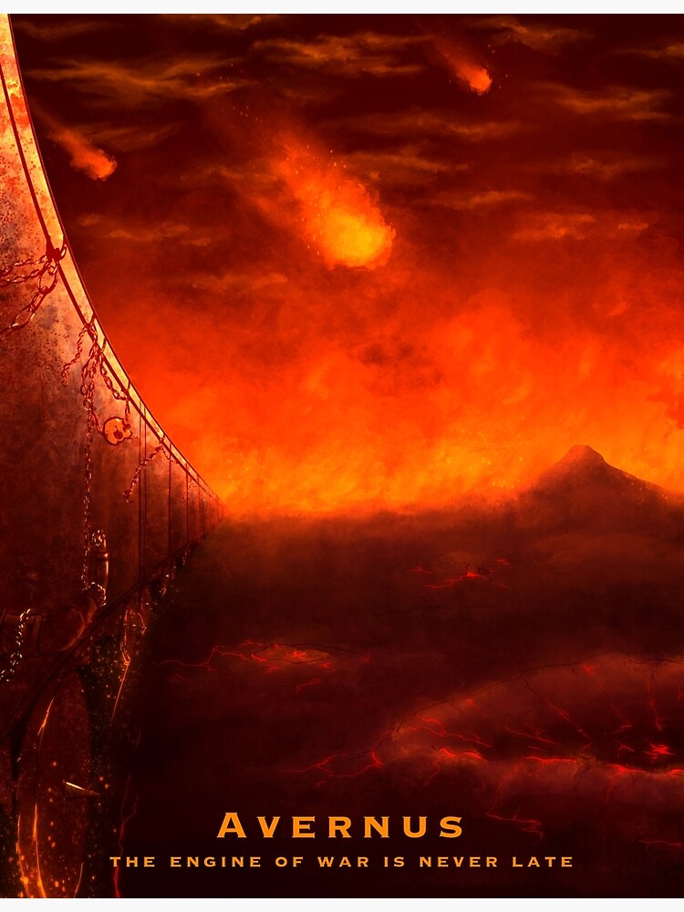 "Avernus Travel Poster" Poster for Sale by RWDPodcast | Redbubble