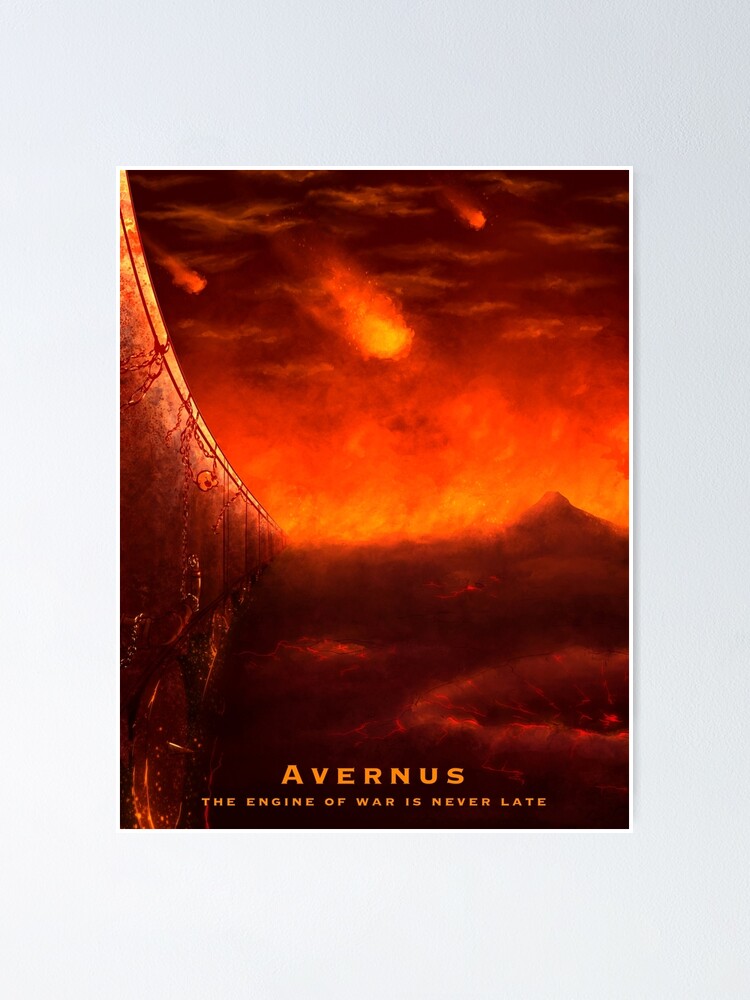 "Avernus Travel Poster" Poster for Sale by RWDPodcast | Redbubble