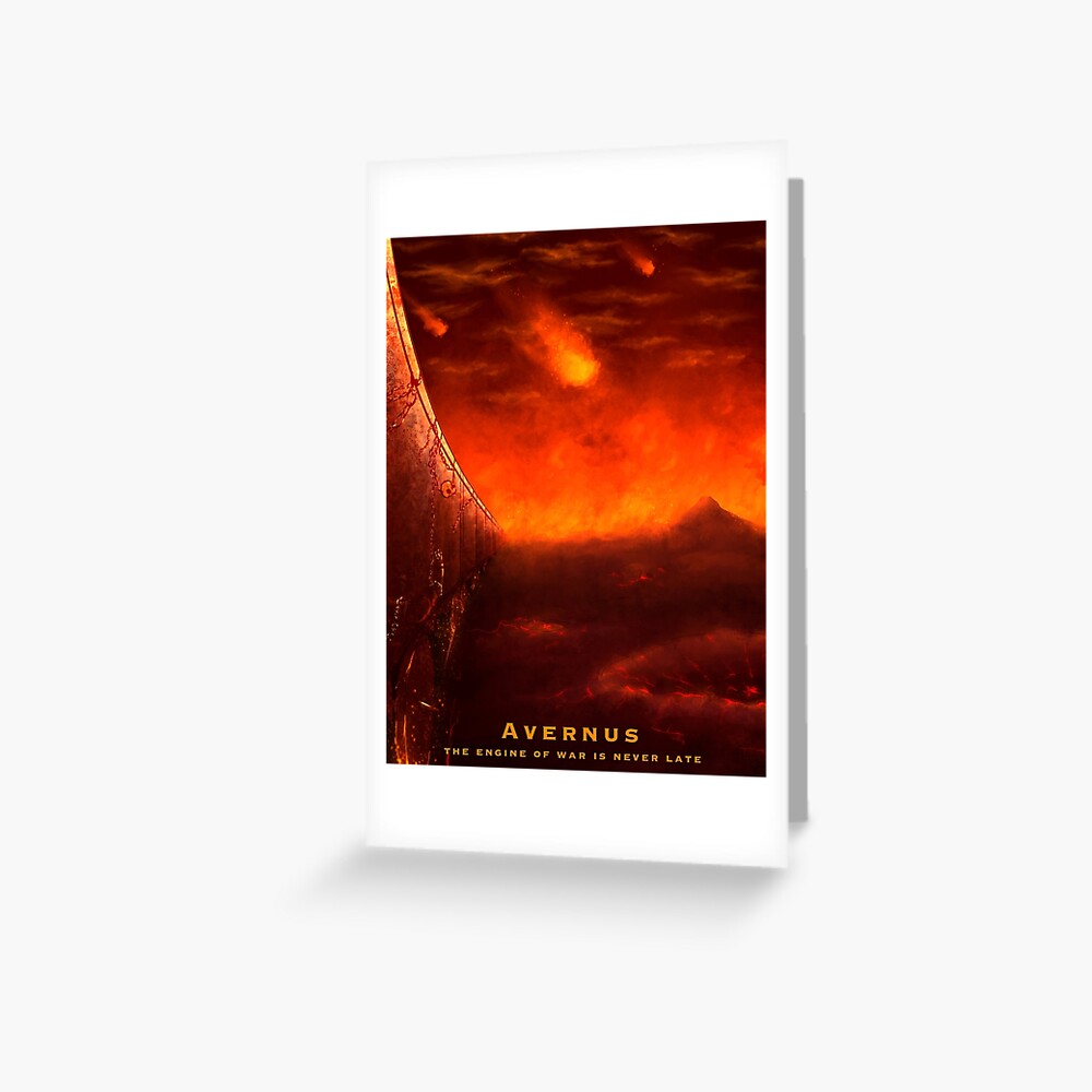 "Avernus Travel Poster" Sticker for Sale by RWDPodcast | Redbubble