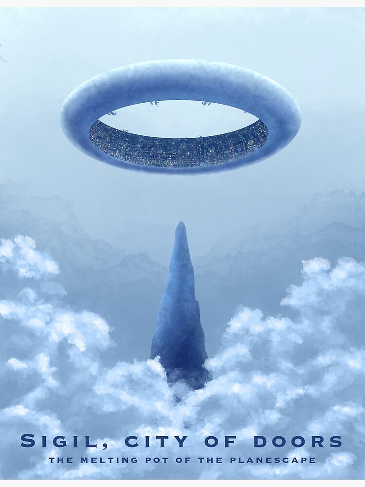 "Sigil Travel Poster" Canvas Print for Sale by RWDPodcast | Redbubble