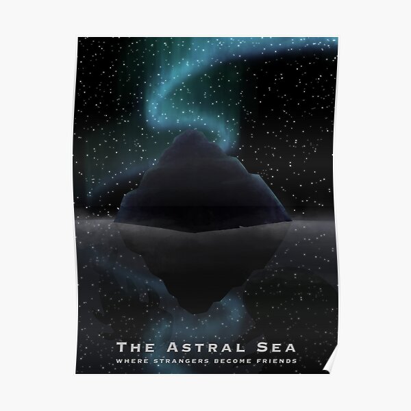 "The Astral Sea Travel Poster" Poster for Sale by RWDPodcast | Redbubble