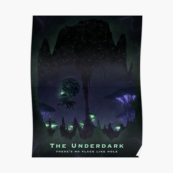 "The Underdark Travel Poster" Poster for Sale by RWDPodcast | Redbubble