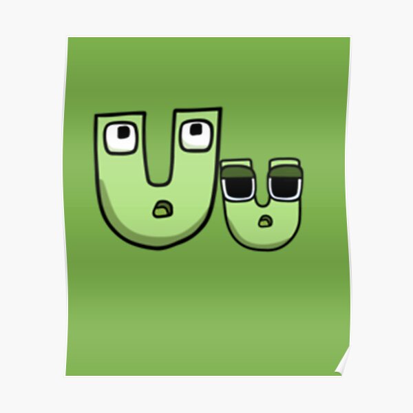 "Alphabet Lore letter u " Poster for Sale by U-name | Redbubble