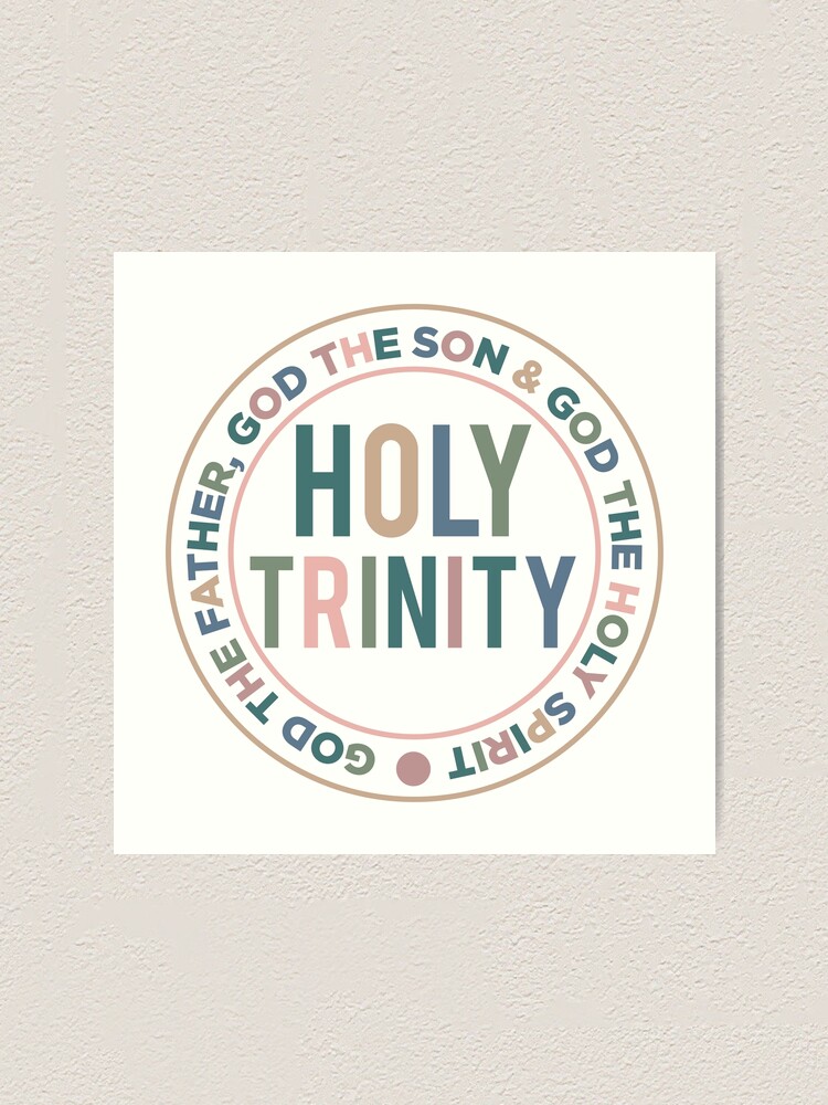 "Colorful Holy Trinity, God the Father, God the Son and God the Holy ...