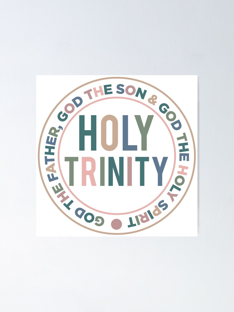 "Colorful Holy Trinity, God the Father, God the Son and God the Holy ...