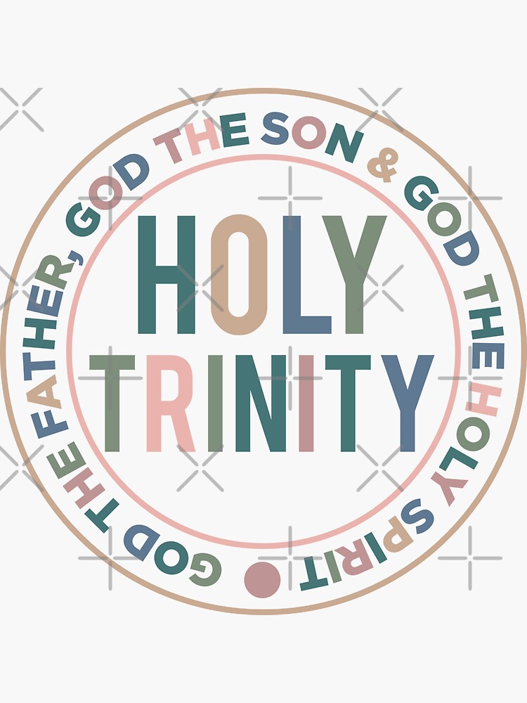 "Colorful Holy Trinity, God the Father, God the Son and God the Holy ...
