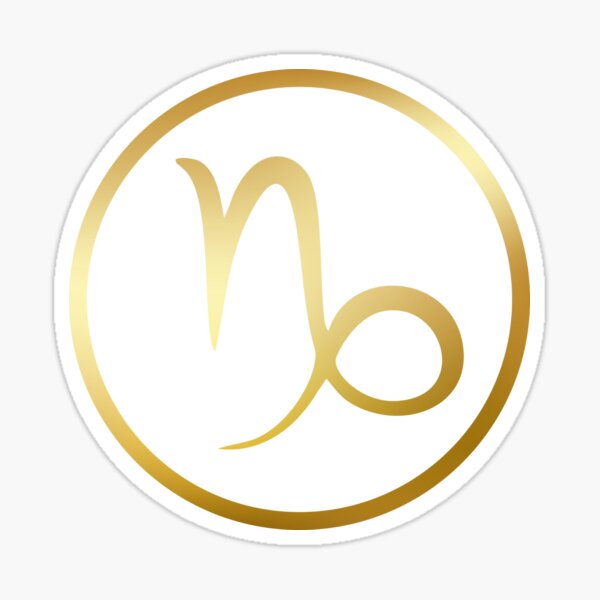"Capricorn" Sticker for Sale by my-zodiac-sign | Redbubble