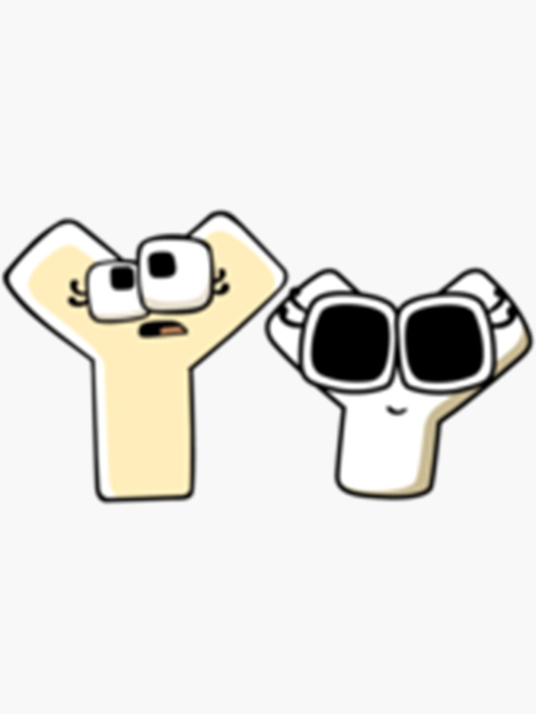 "Alphabet Lore letter y" Sticker for Sale by U-name | Redbubble